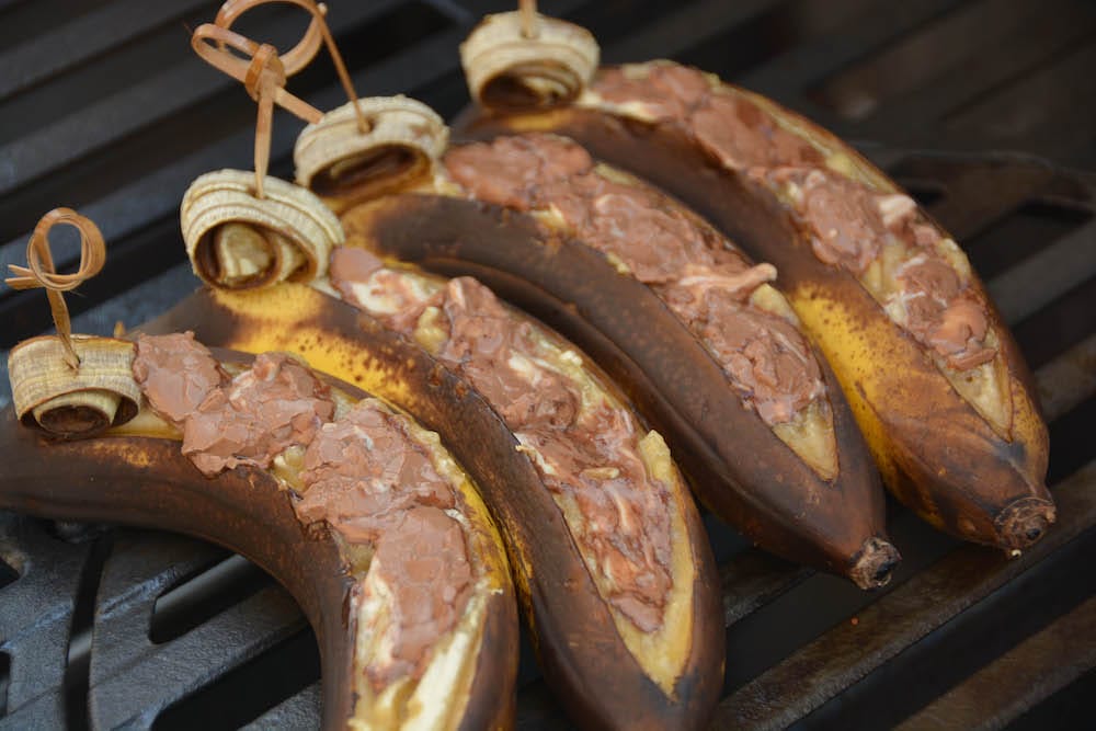 Rezept: Bananenschiffchen vom Grill - aufgetischt.net